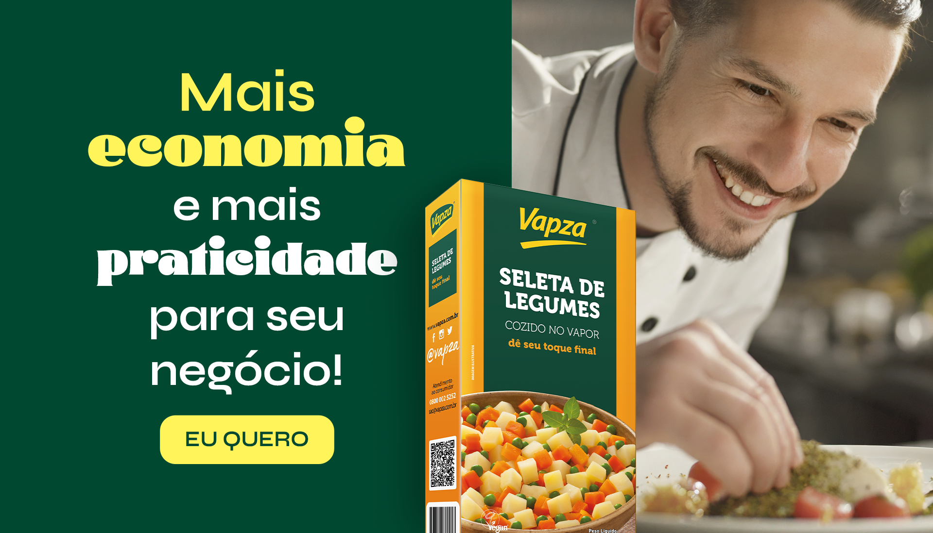 Alimentos Embalados a Vácuo! | Vapza